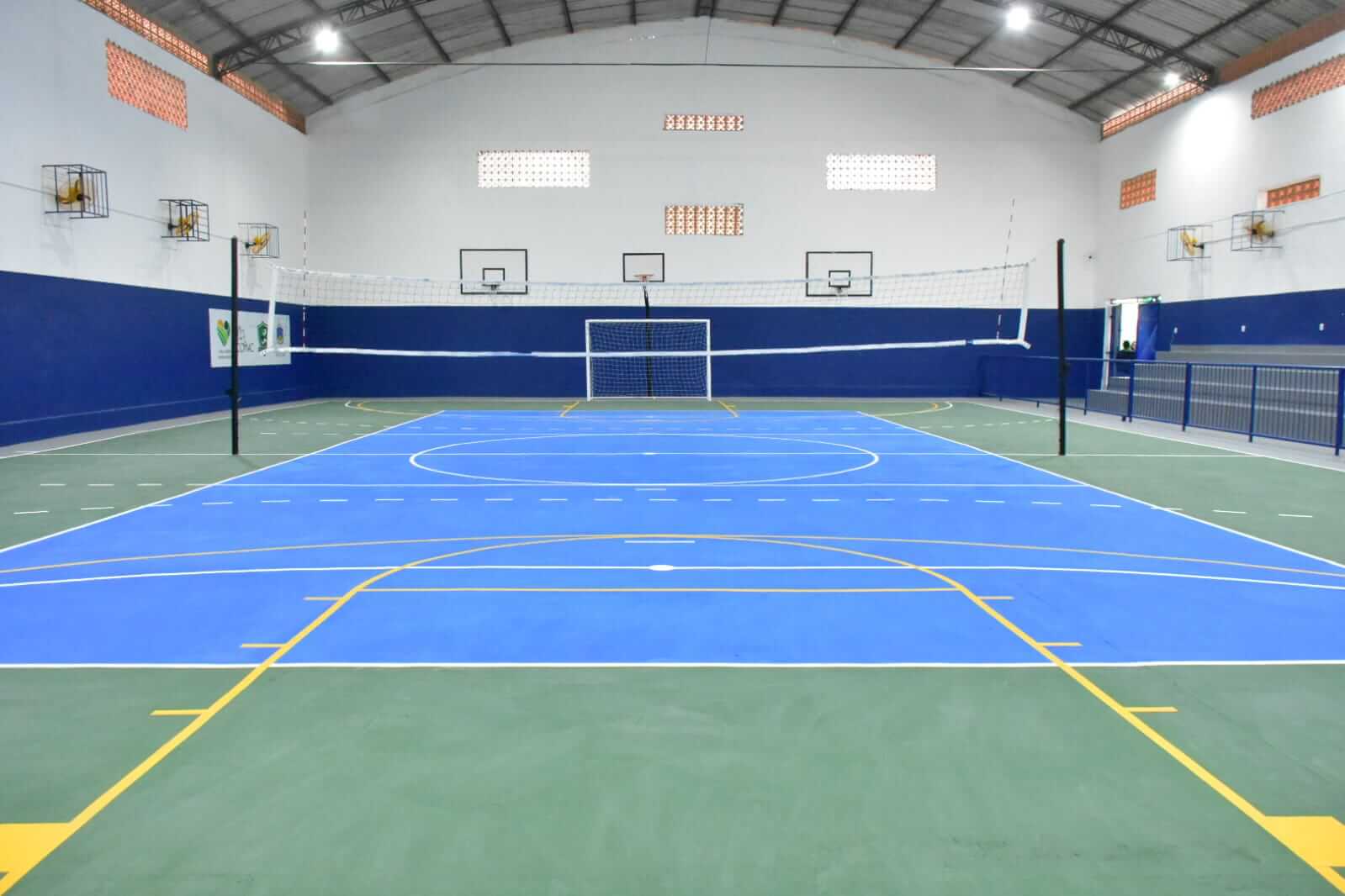 Nova quadra da Escola Municipal Germano Valente é inaugurada – ACONTECE ...